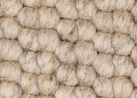 New York Woven Wool Runner with Belgian Natural Chenille binding ...